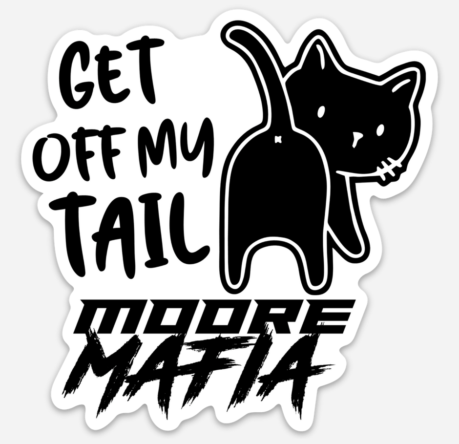 Get Off My Tail Sticker
